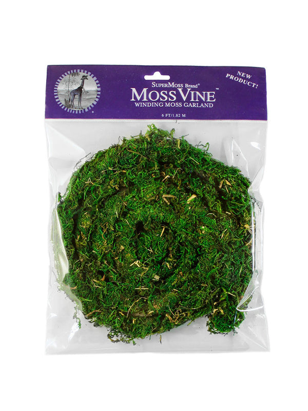 Super Moss Preserved Moss Vine – 6 ft – The Florist Supply Shop