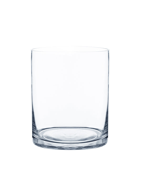 Short Clear Glass Cylinder Vase – 4.7" x 5.7" (Box of 6) – The Florist ...